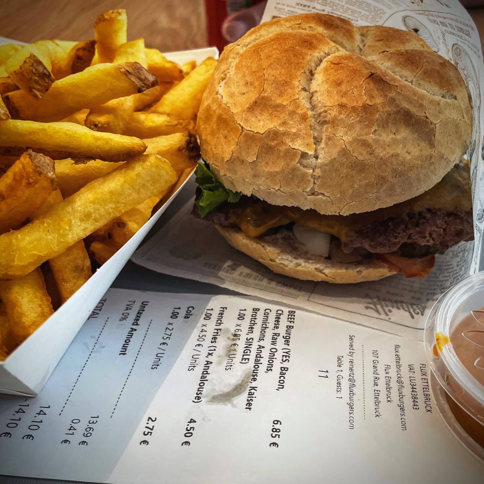 Best burger in Ettelbruck - FLUX - Inclu.lu